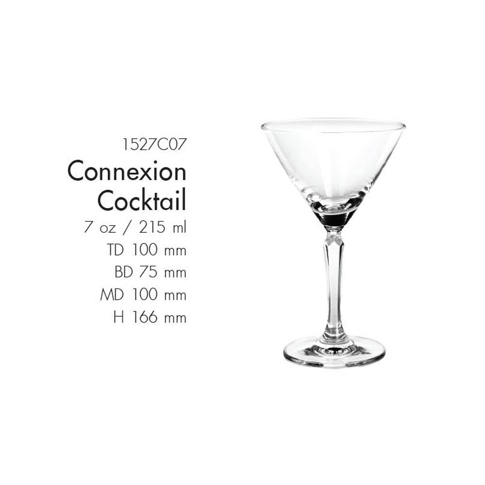 (Set of 6) Ocean Connexion Creative Cocktail Martini Stem Glass 7oz, 215ml
