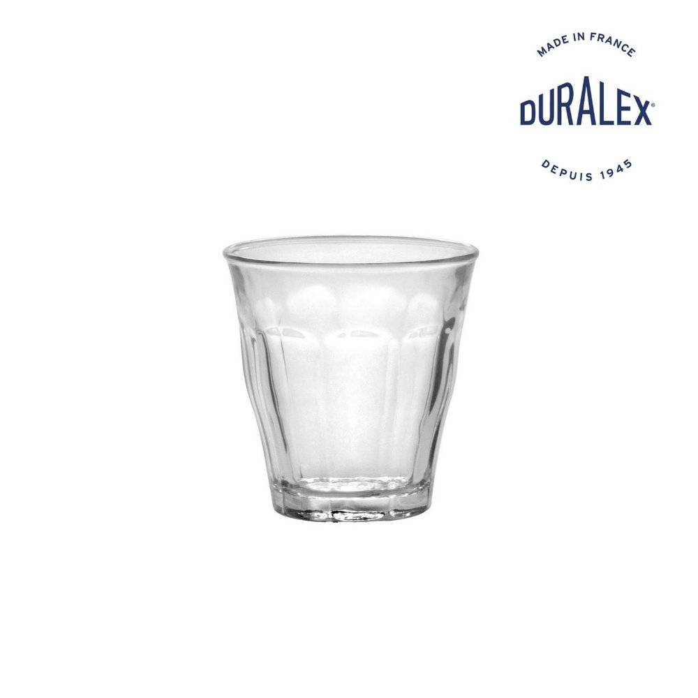 (Set Of 6) Duralex Picardie Clear Tumbler Water Juice Drinking Glass, 310 ml